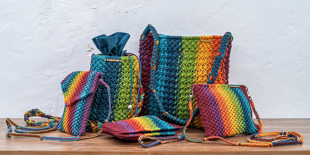 Rainbow Bags | 108 Knots