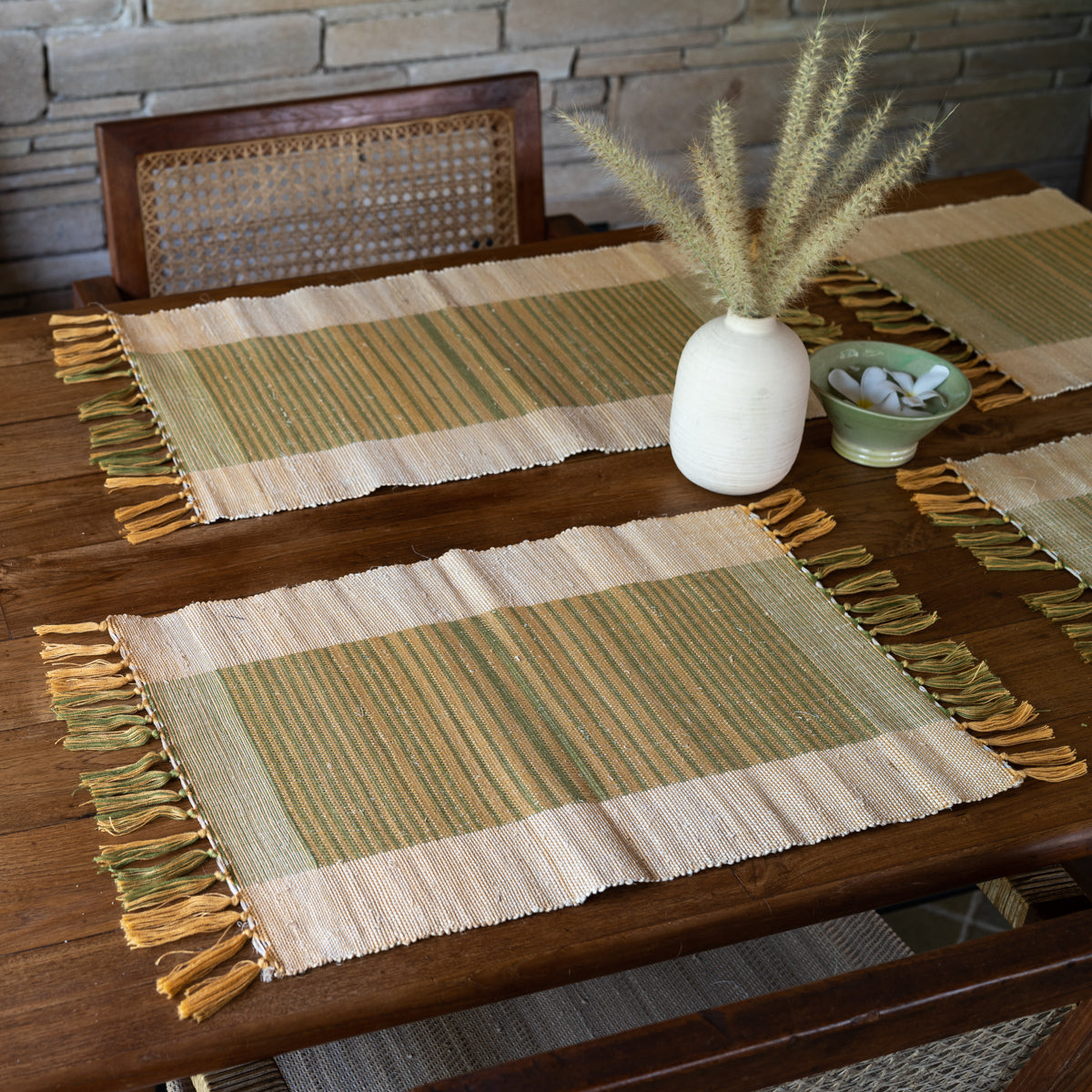 Dhaara Hand-Woven Placemat (Set of 2) | 108 Knots