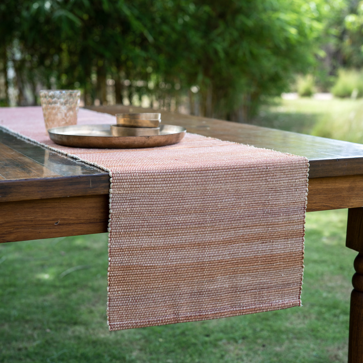 Saral Hand-Woven Table Runner | 108 Knots