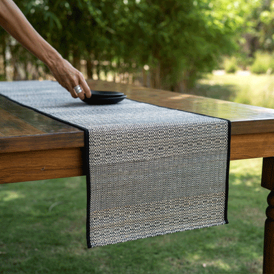 Heera Hand-Woven Table Runner | 108 Knots